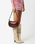 Oskan Moon Bag Woman burgundy | ISABEL MARANT Official online store