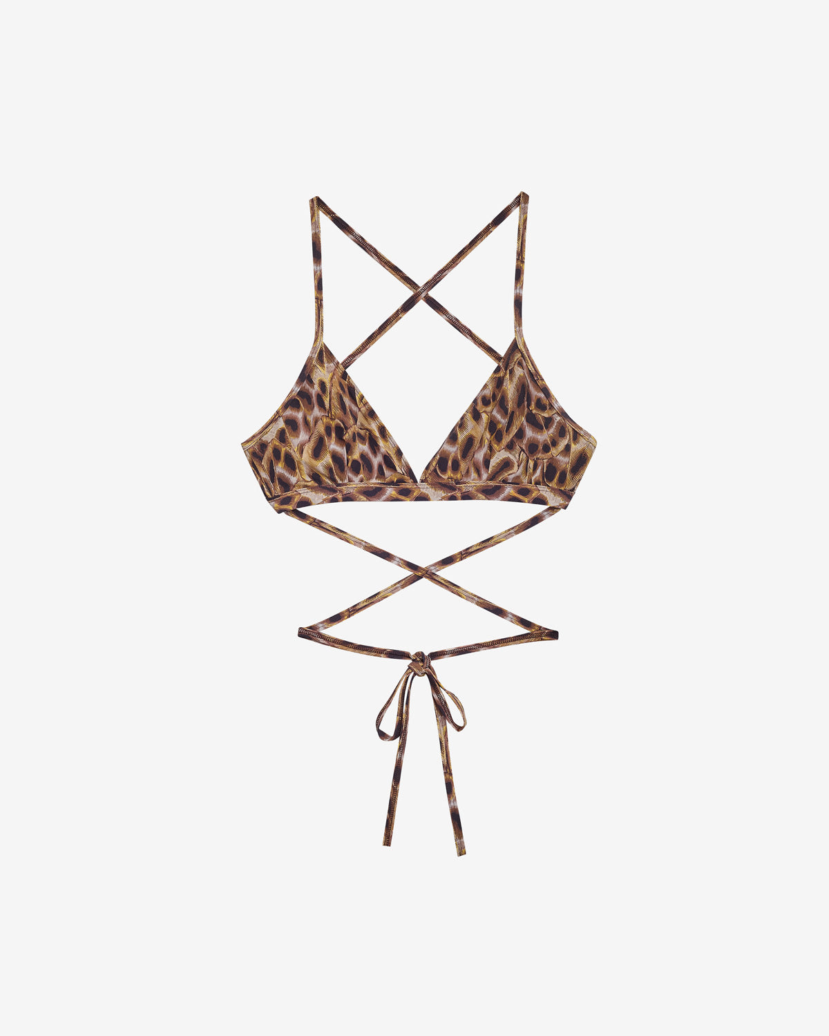 Solange Bikini Top Woman ochre | ISABEL MARANT Official online store